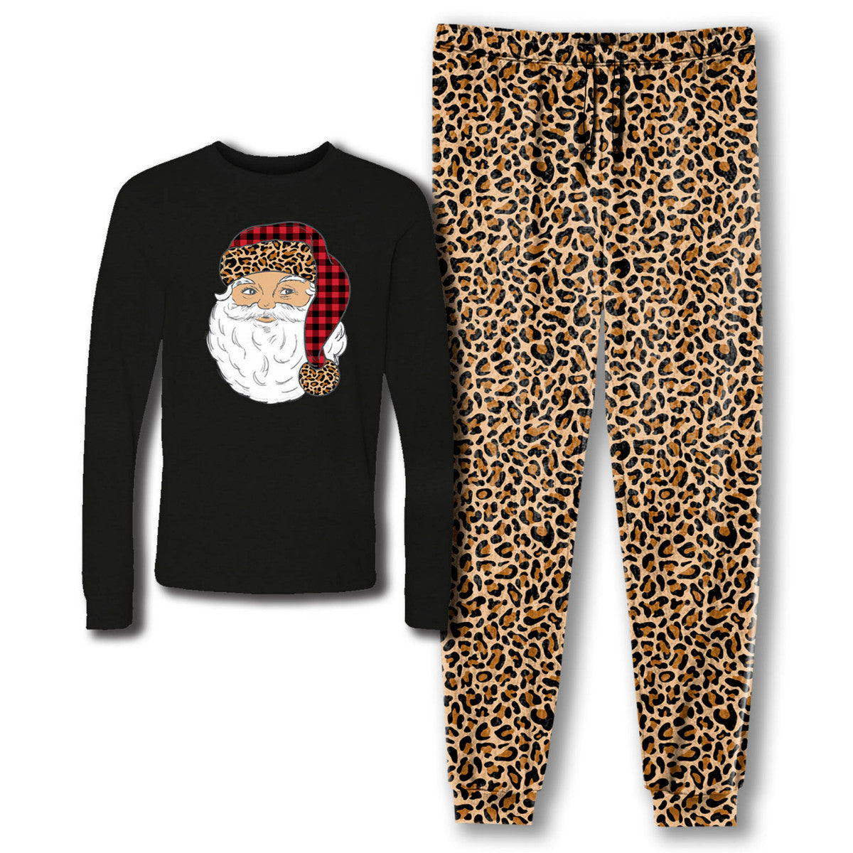 Wild About Santa Jammies – Chocolate Tulip